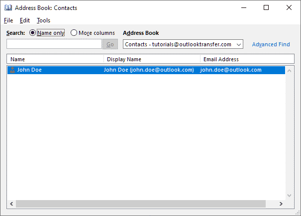How To Update Global Address List In Outlook On Windows Outlook Transfer
