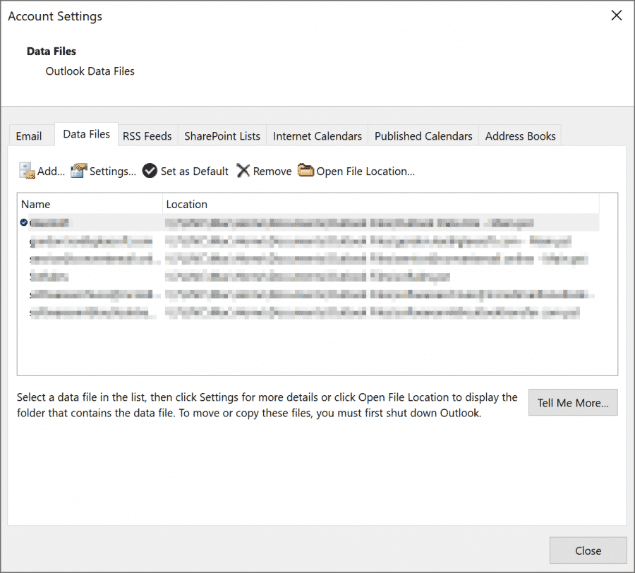 Where is Outlook Data File PST located? Learn how to find it ...
